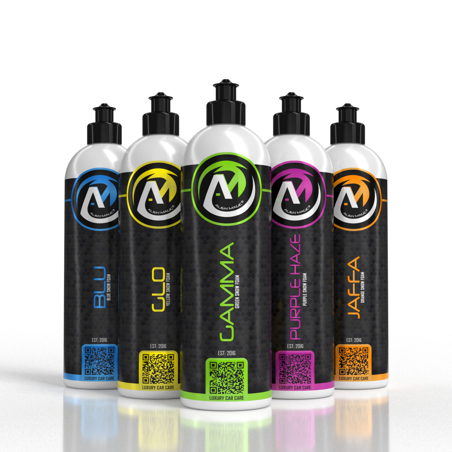 Coloured Snow Foam KIT - Alien Magic ® | Luxury Car Detailing Products ...
